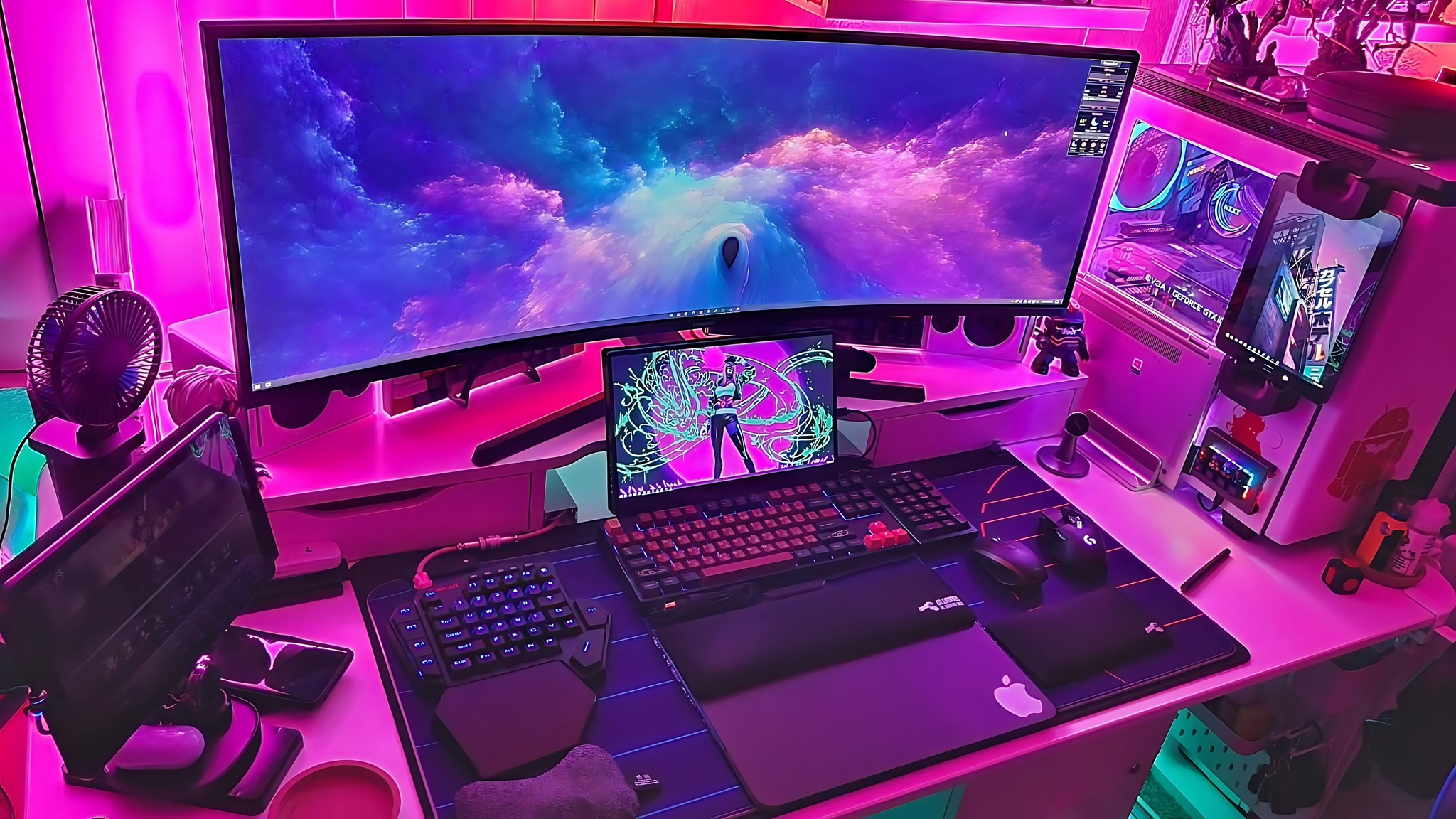 Pink-Themed Home Studio Layouts To Inspire - Home Studio Grooves