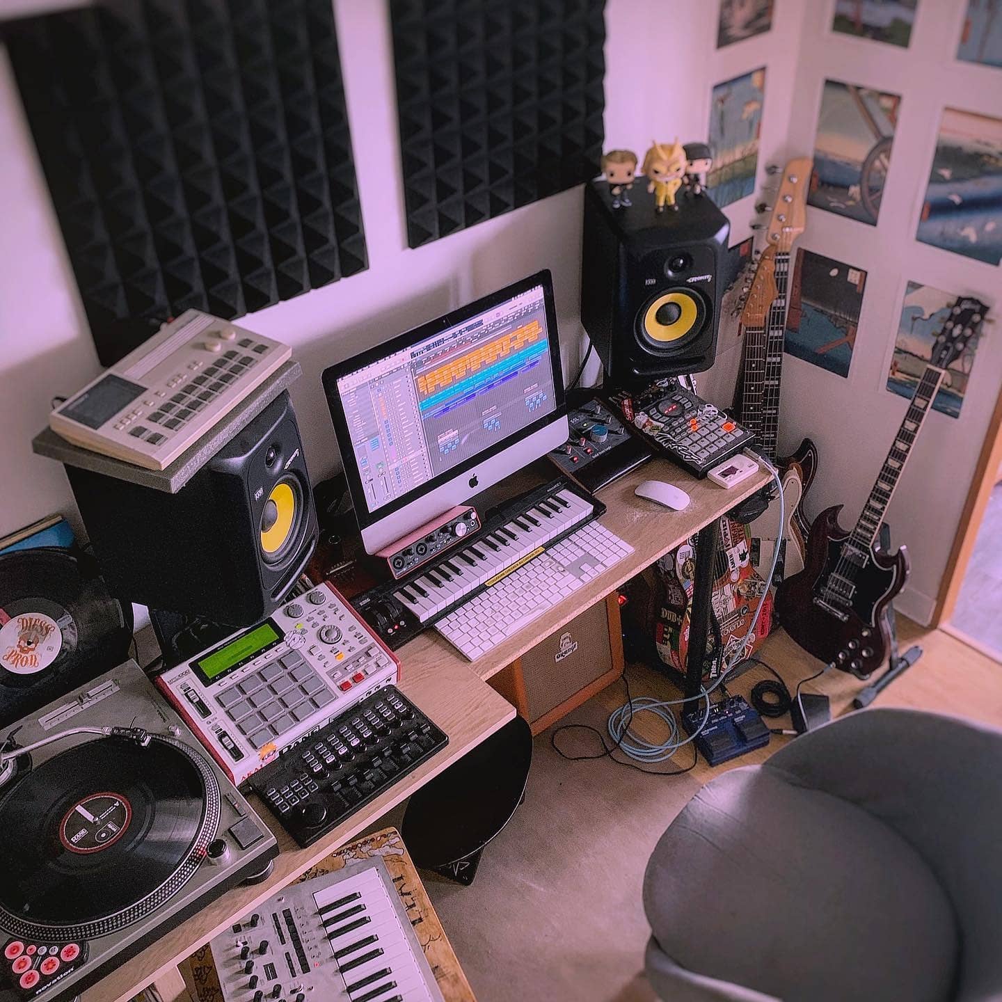 Home Studio Layouts Designed For Small Spaces - Home Studio Grooves