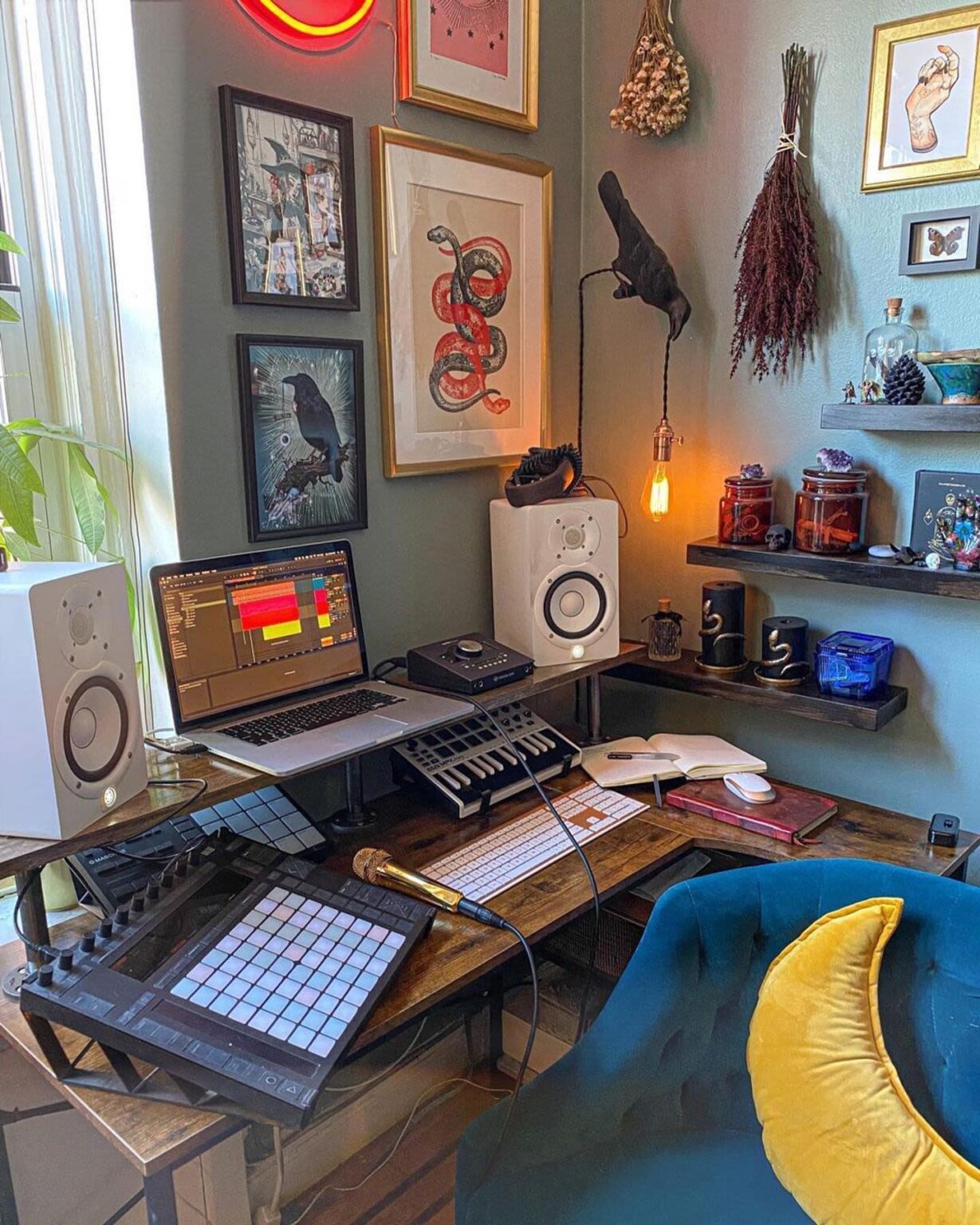 Home Studio Layouts Designed For Small Spaces - Home Studio Grooves