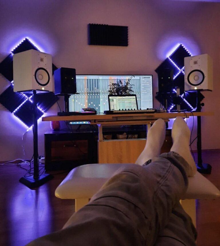 Stylish Attic Music Studio Ideas for Musicians - Home Studio Grooves