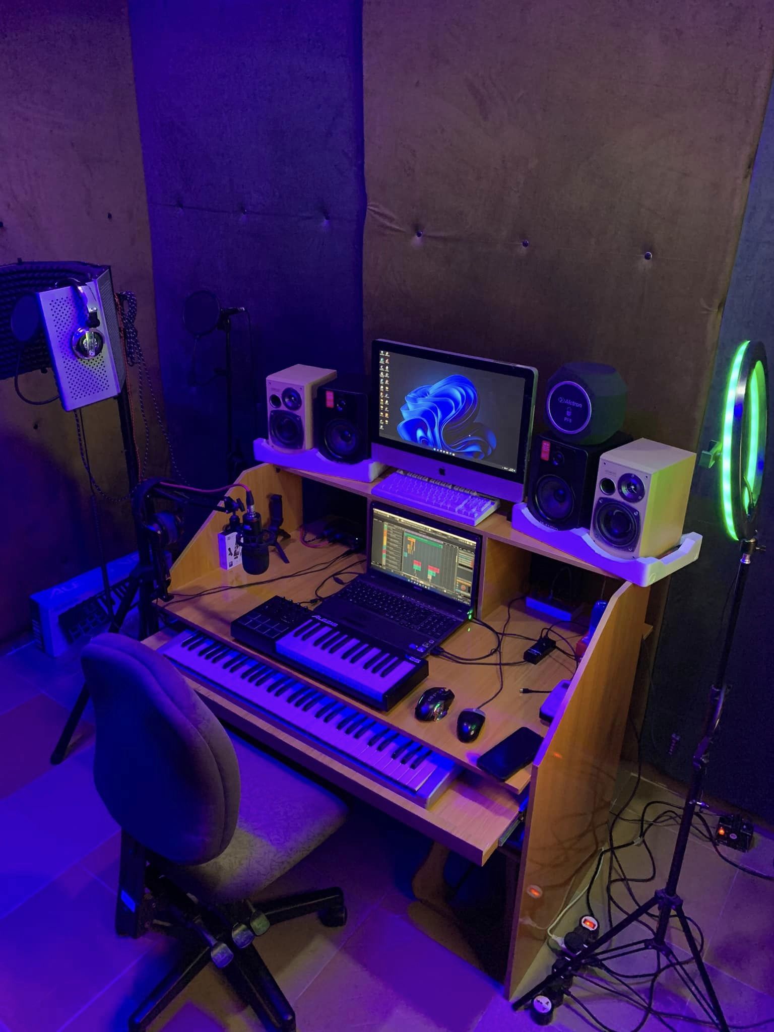 Stylish Attic Music Studio Ideas for Musicians - Home Studio Grooves