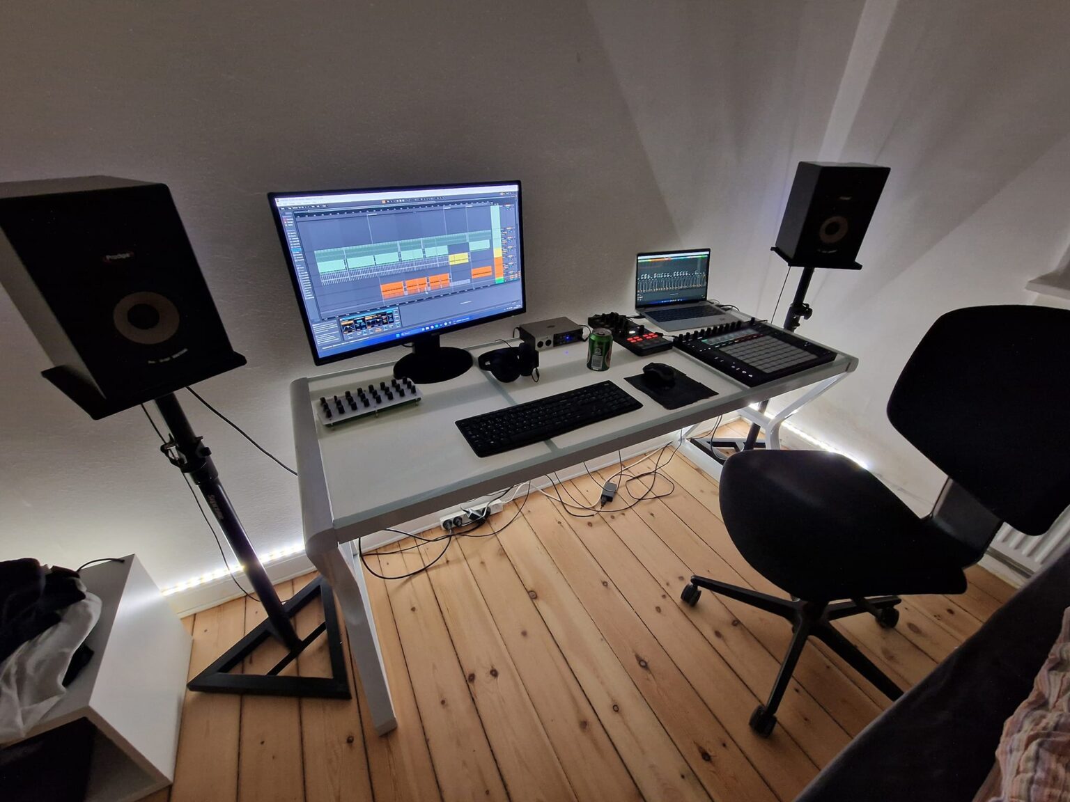 Stylish Attic Music Studio Ideas for Musicians - Home Studio Grooves